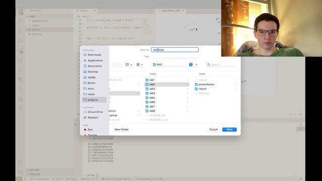 Выполнение лабораторной работы №2 "Математическое моделирование"