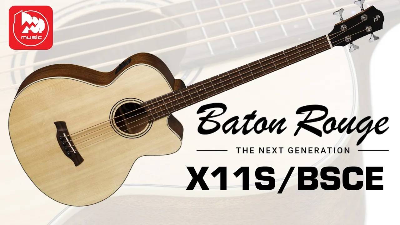 Электроакустическая бас-гитара Baton Rouge X11S/BSCE