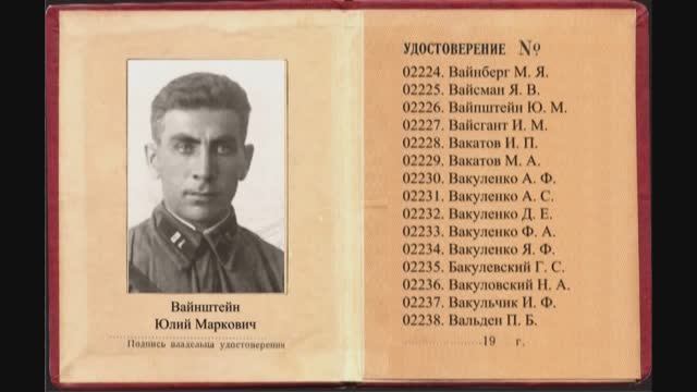 Списки награждённых юбилейной медалью "ХХ лет РККА". Фамилии на букву "В".