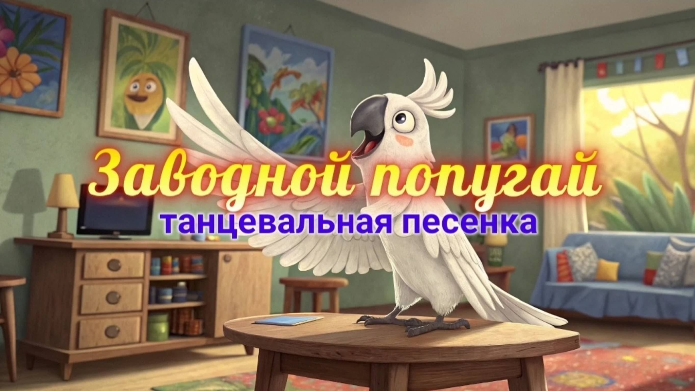 Заводной попугай (танцевальная песенка)
Мой канал с песнями: https://rutube.ru/channel/38402116