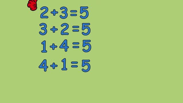 СОСТАВ ЧИСЛА *5* Закрепление