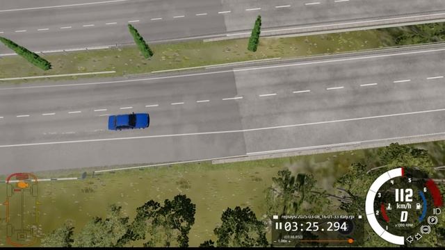 №1 Авария на шоссе в Beam Ng drive