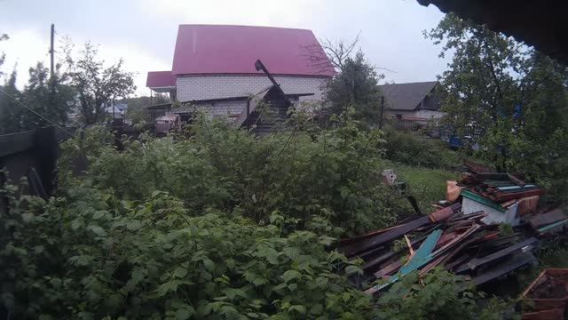 Шум дождя по крыше видео 18 минут ливень и гром, Звуки природы: дождь ветер, гром, шелест листвы