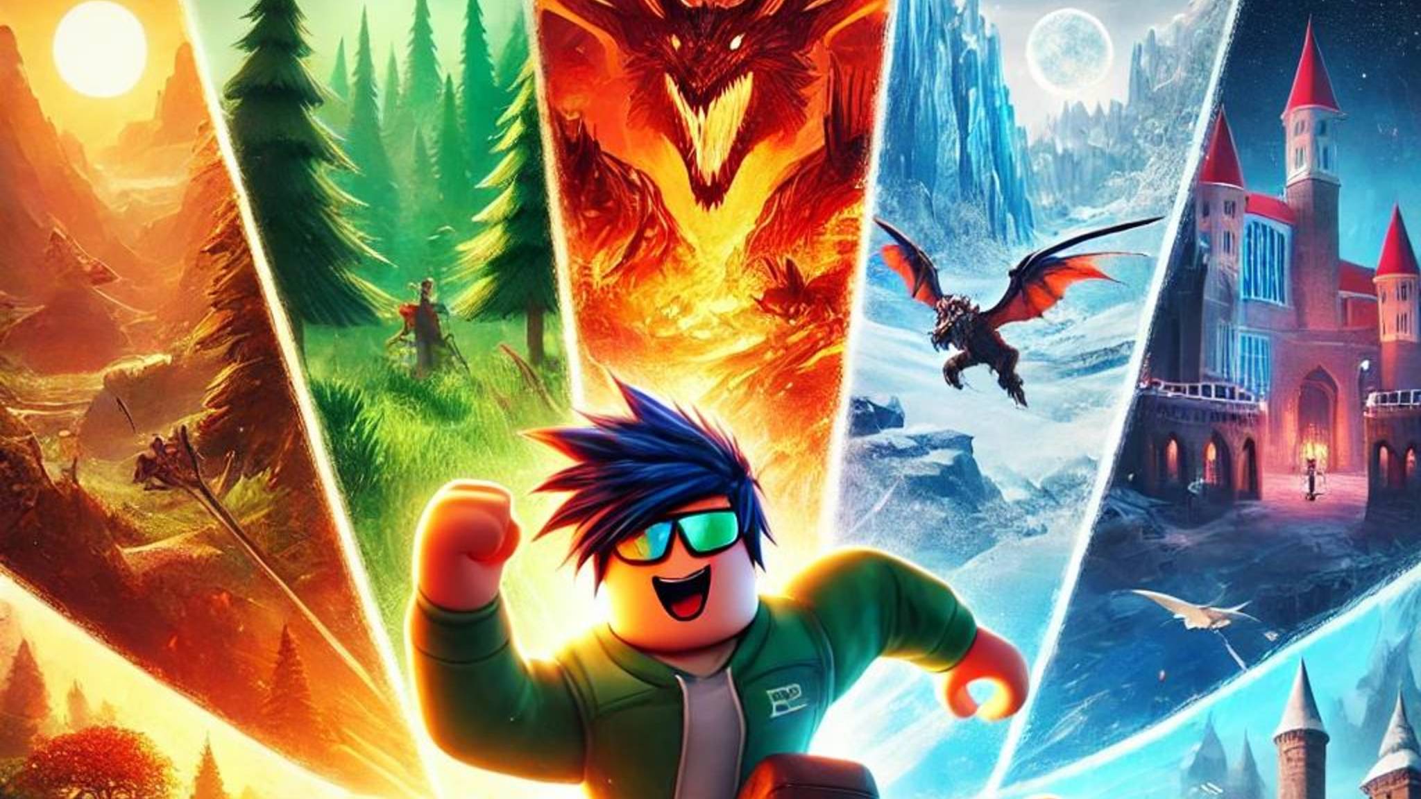 🏃♂️ БЕГАЮ ПО ВСЕМУ ROBLOX! 🌍 Лес, Пустыня, Северный полюс и ДРУГИЕ МИРЫ!