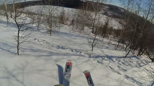 Фрирайд на Алексеевской сопке