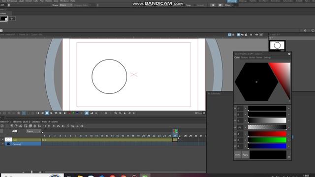 Как анимировать на двойках в OpenToonz с помощью интерполяции
