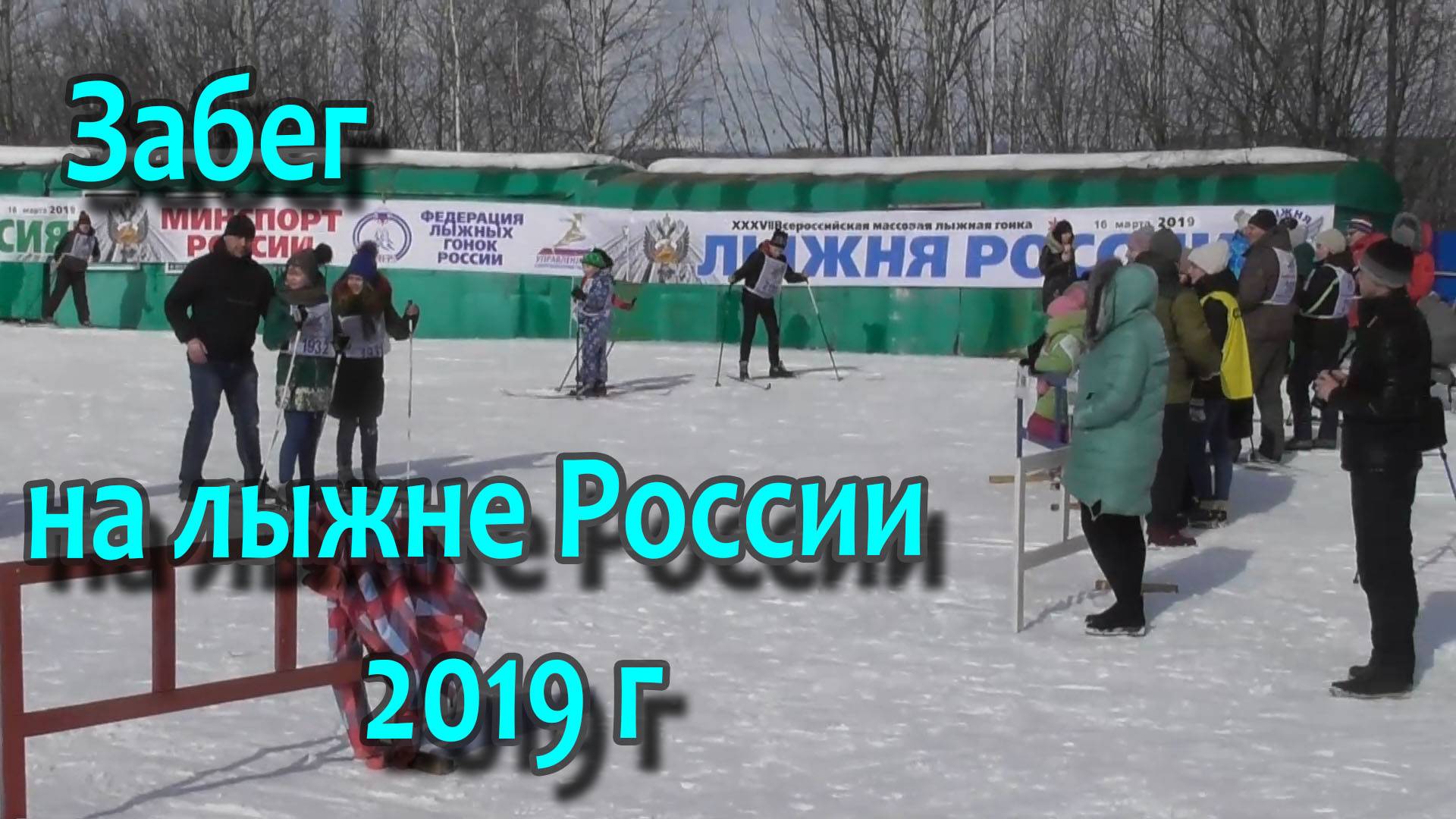 Забег на лыжне России в 2019 году