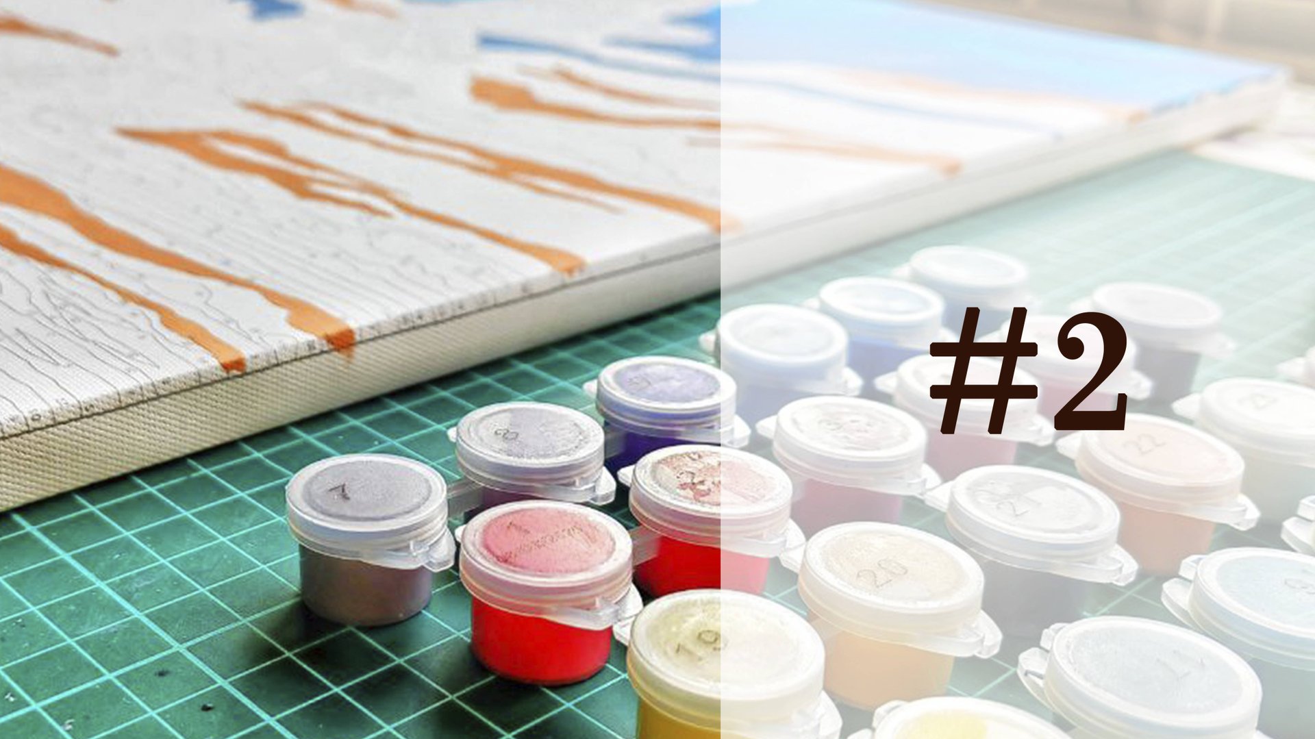 Картина по номерам: башня из камней на побережье моря. Раскрашиваю красками #2 часть