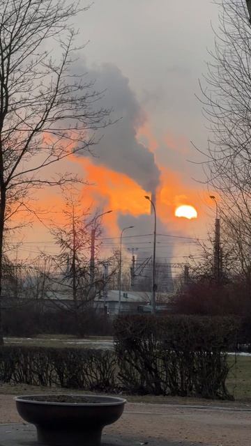 Закат 8 марта в СПБ