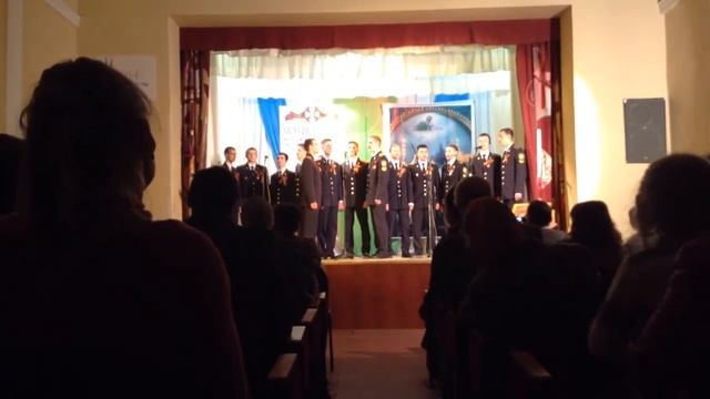 Курсанты Академии ФСО  России с песней "Флаги"