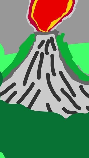 Извержение вулкана