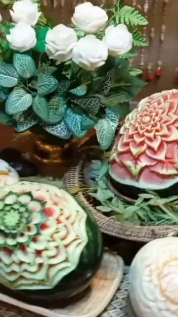 Карвинг по арбузу