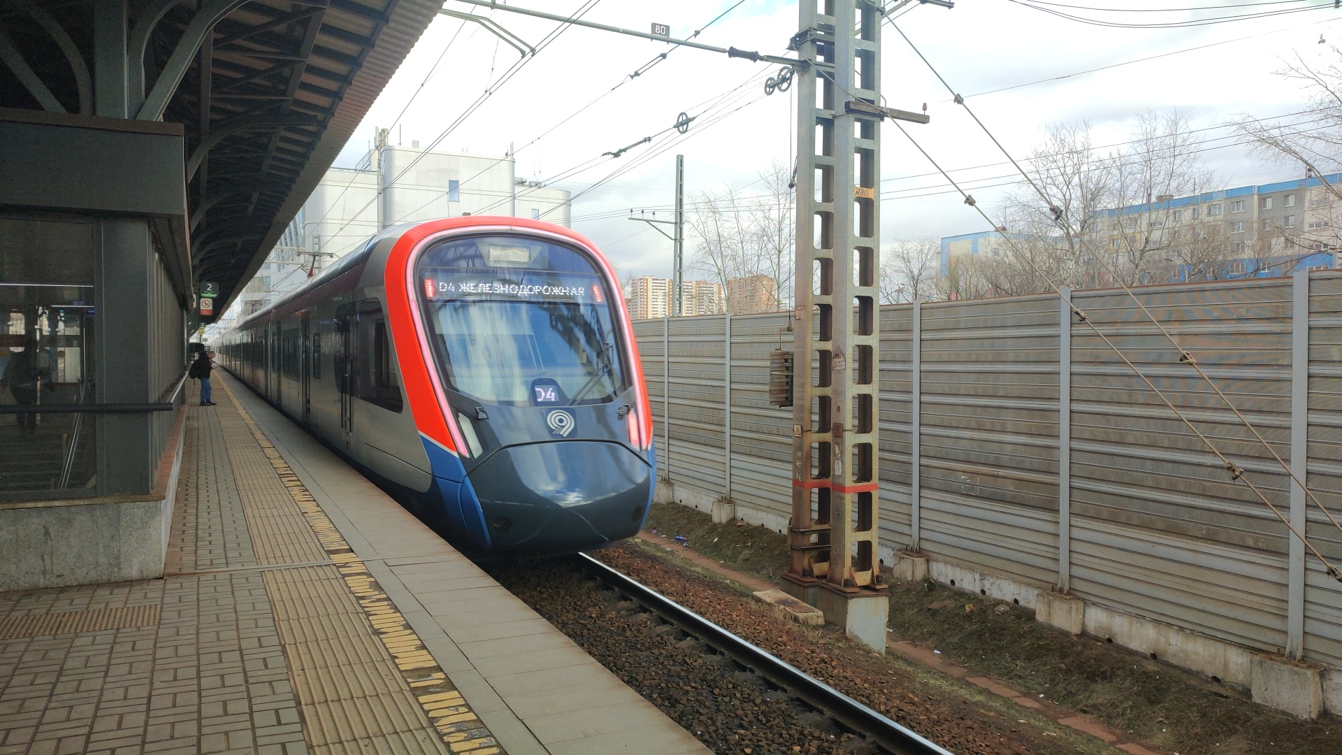 Электропоезд ЭГЭ2Тв-041 "Иволга" | станция Реутов МЦД-4 | 07.03.2025 г.