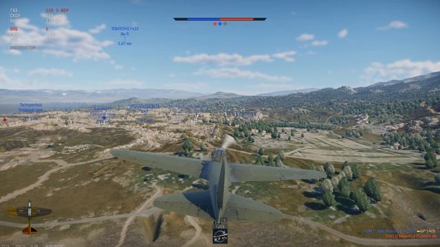 War Thunder. КВАТ34: Прорыв по центру, бомбардировка с бреющего.