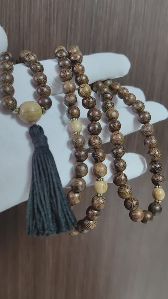 Буддийские четки из дерева венге