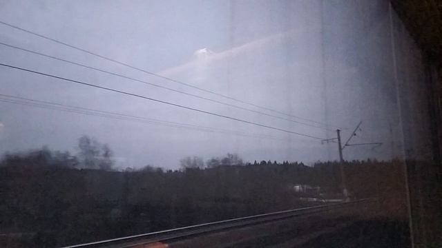 Сумерки на перегоне Сёмрино — Вырица