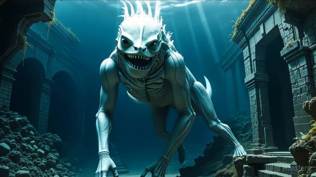 HORROR AND SECRETS OF THE DEPTHS( Women 1950s Retro Panavision )