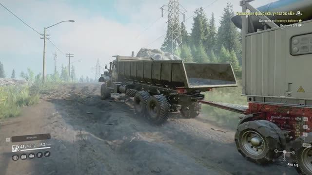 SnowRunner. Висконсин. Блэк Бэджер Лейк. Контракт "Бумажная фабрика, участок "В"