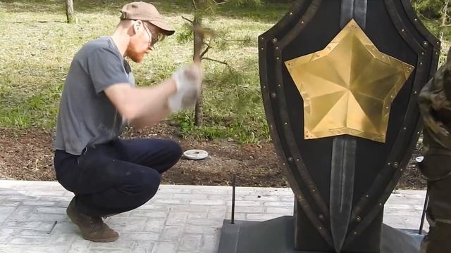 Установка  Памятного знака  "Пограничникам всех поколений"г.Вологда