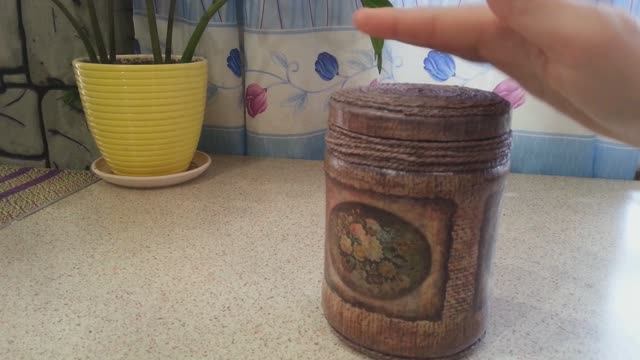 Декор банки своими руками 2ч.DIY.Jar decor