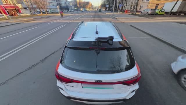 Kia Rio X / Киа Рио Икс (хэтчбэк) |Тест-драйв от третьего лица | GTA/NFS mode | 1.4 литра, 100 л.с.