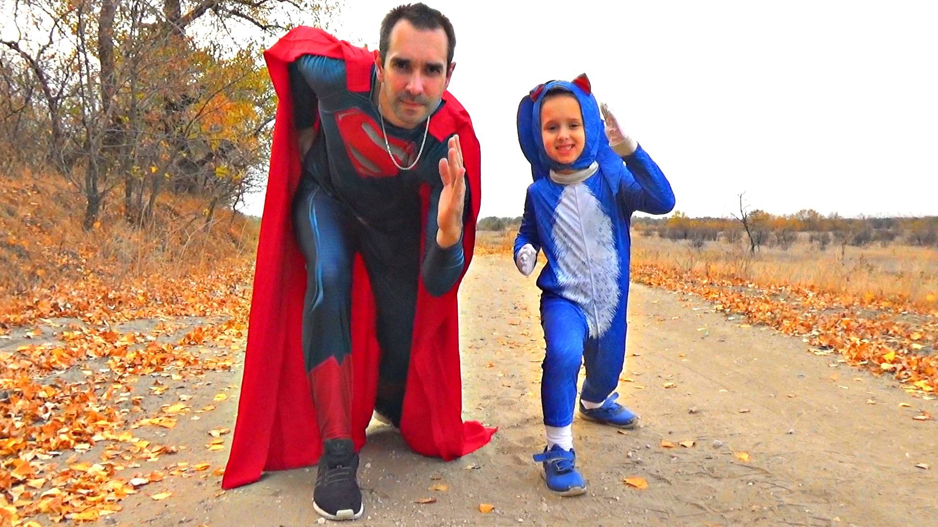 СОНИК против СУПЕРМЕНА - эпичный забег, кто быстрее?