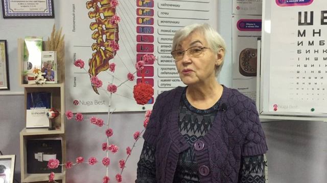 Использование массажера Е-5 дома.