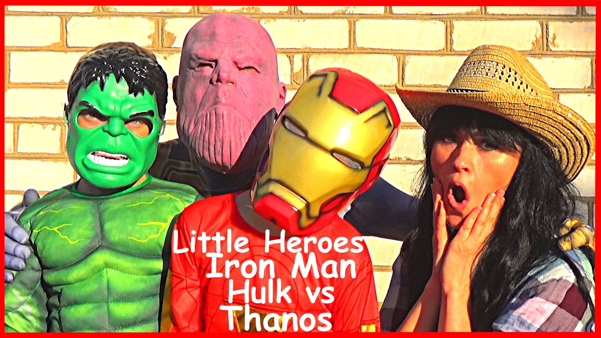 Халк и Железный Человек против Таноса в реальной жизни