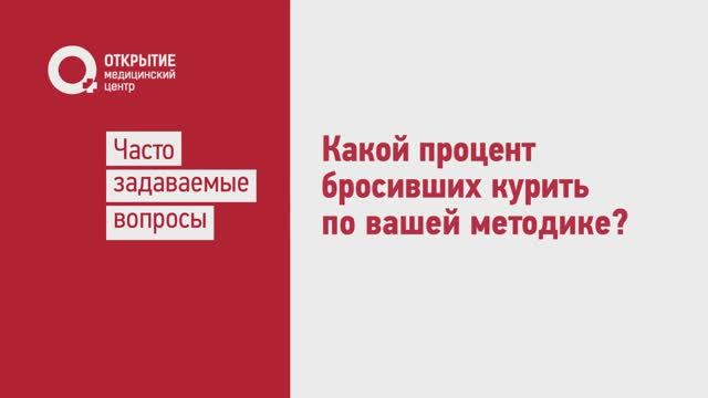 Какой процент бросивших курить