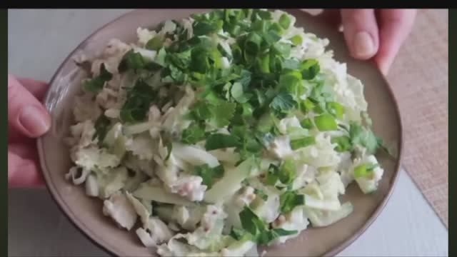 ❗👌ПП еда••• ❗🤗Салат на ужин низкокалорийный •••Всего 71 ккал на 100 гр.