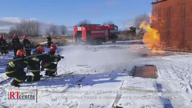 Профессиональная подготовка спасателей пожарных
