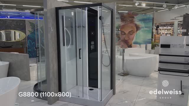 Душевая кабина Black & White G8800