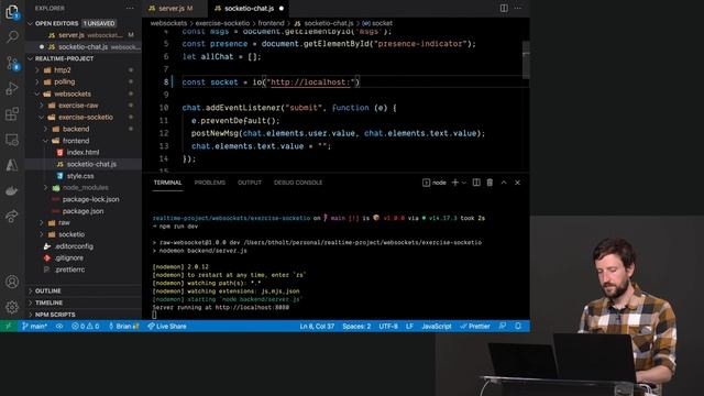 2. Establishing a Socket.IO Connection