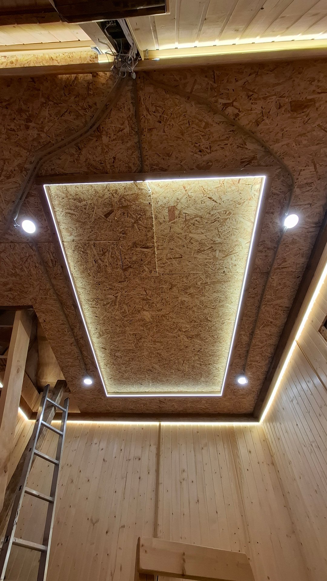 Зачем СТОЛЬКО СВЕТА в бане? #ремонт #банясвоимируками #стройка