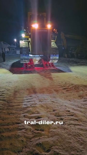 Трал против KOMATSU 475A – Удержит ли он этого гиганта?