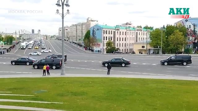 Кортеж Президента РФ.