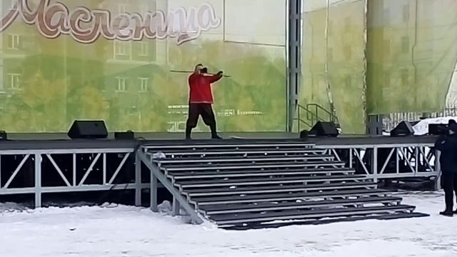 Выступление Праздником Малесница Силач