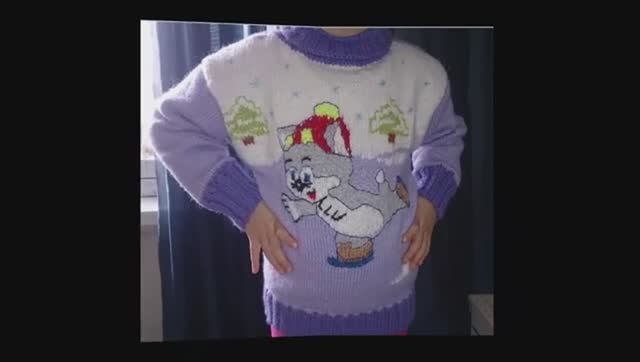 ВЯЗАНИЕ СПИЦАМИ! СВИТЕР С РИСУНКОМ КОТЁНКА. ЧАСТЬ №1. knitting