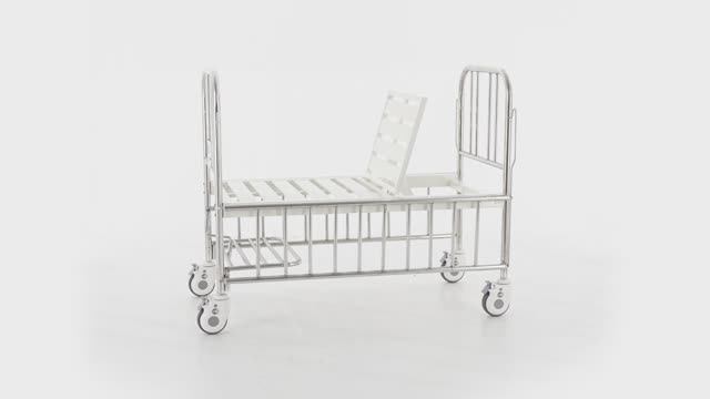 Детская медицинская механическая кровать Med-Mos F-45 mini