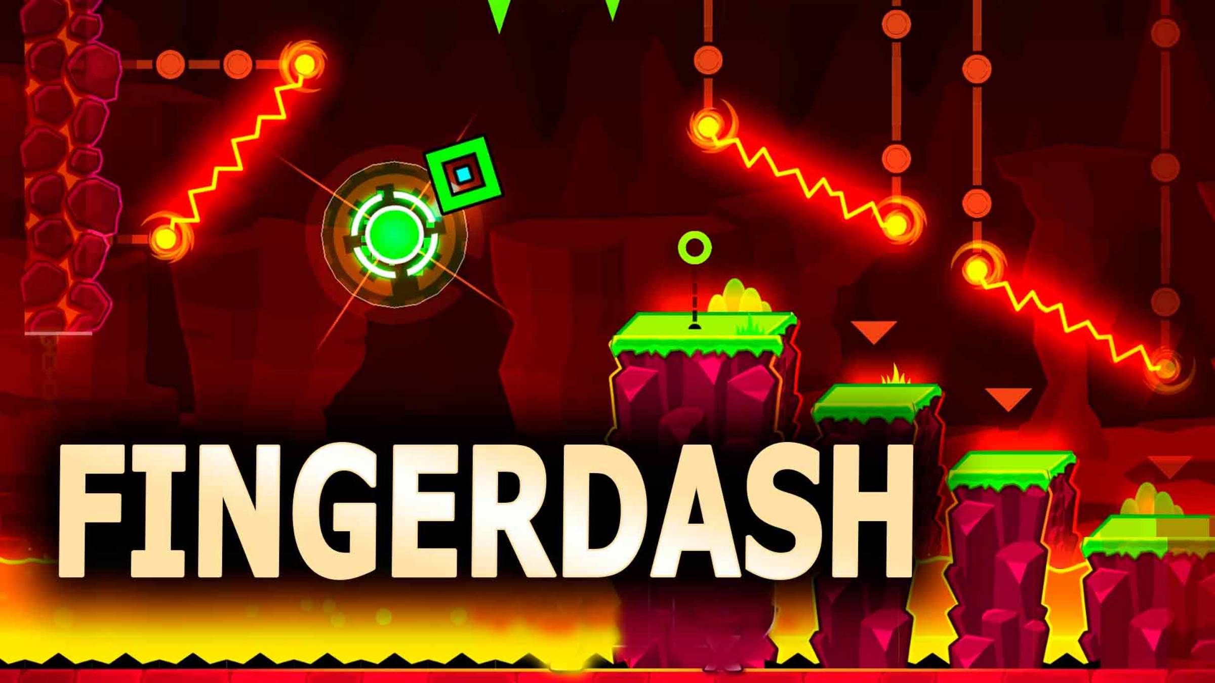 Fingerdash. Прохождение Geometry Dash