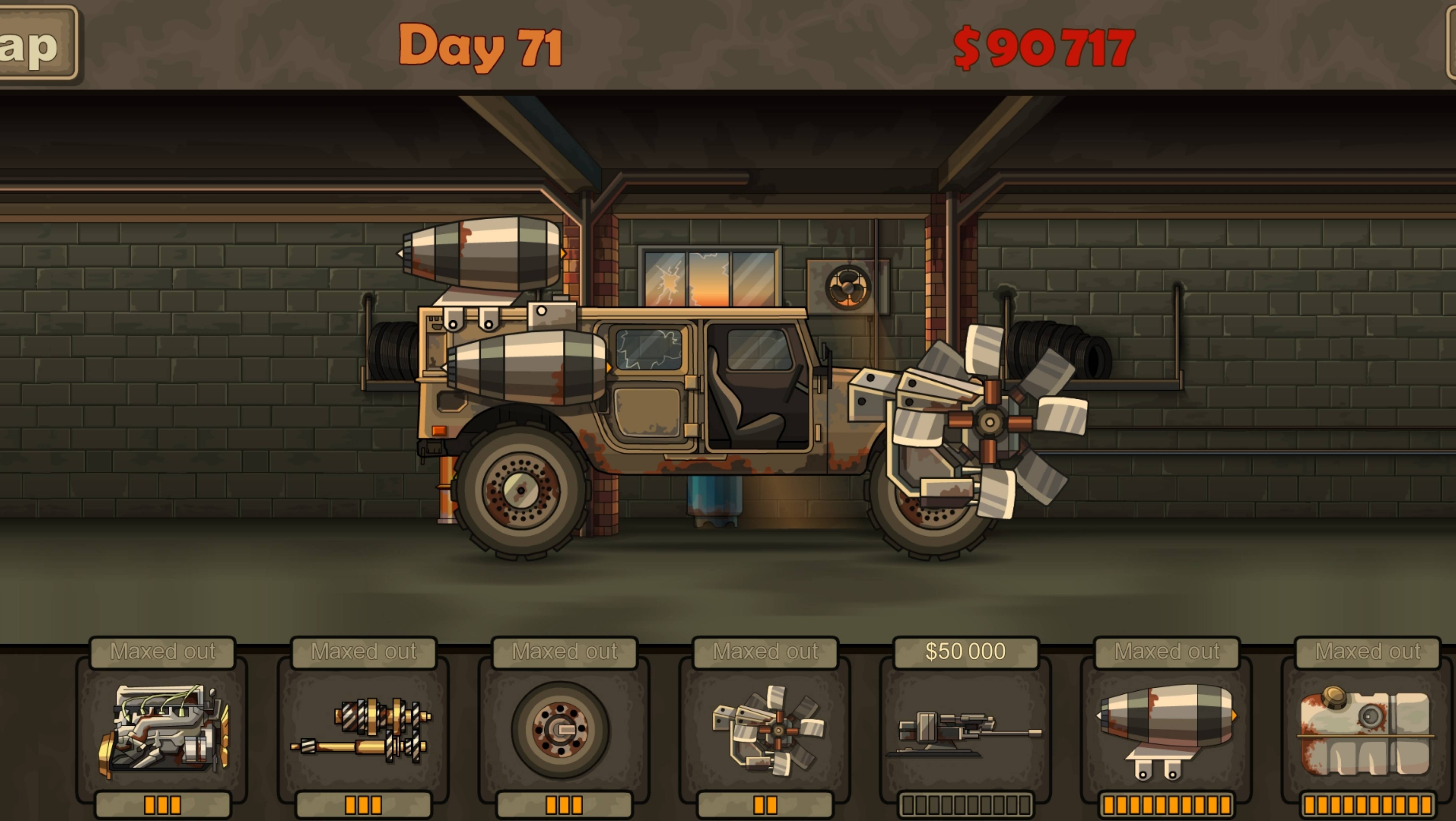 Выехал из пустыни в лес, но и там зомби! #5 Earn to Die