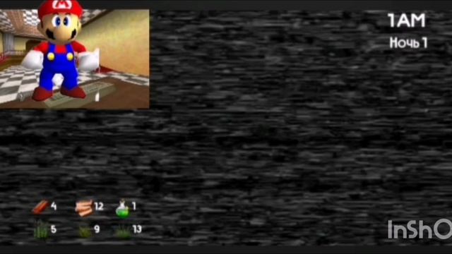 Марио играет в пять ночей с бобром