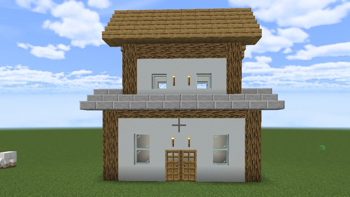 Небольшой красивый двухэтажный дом!