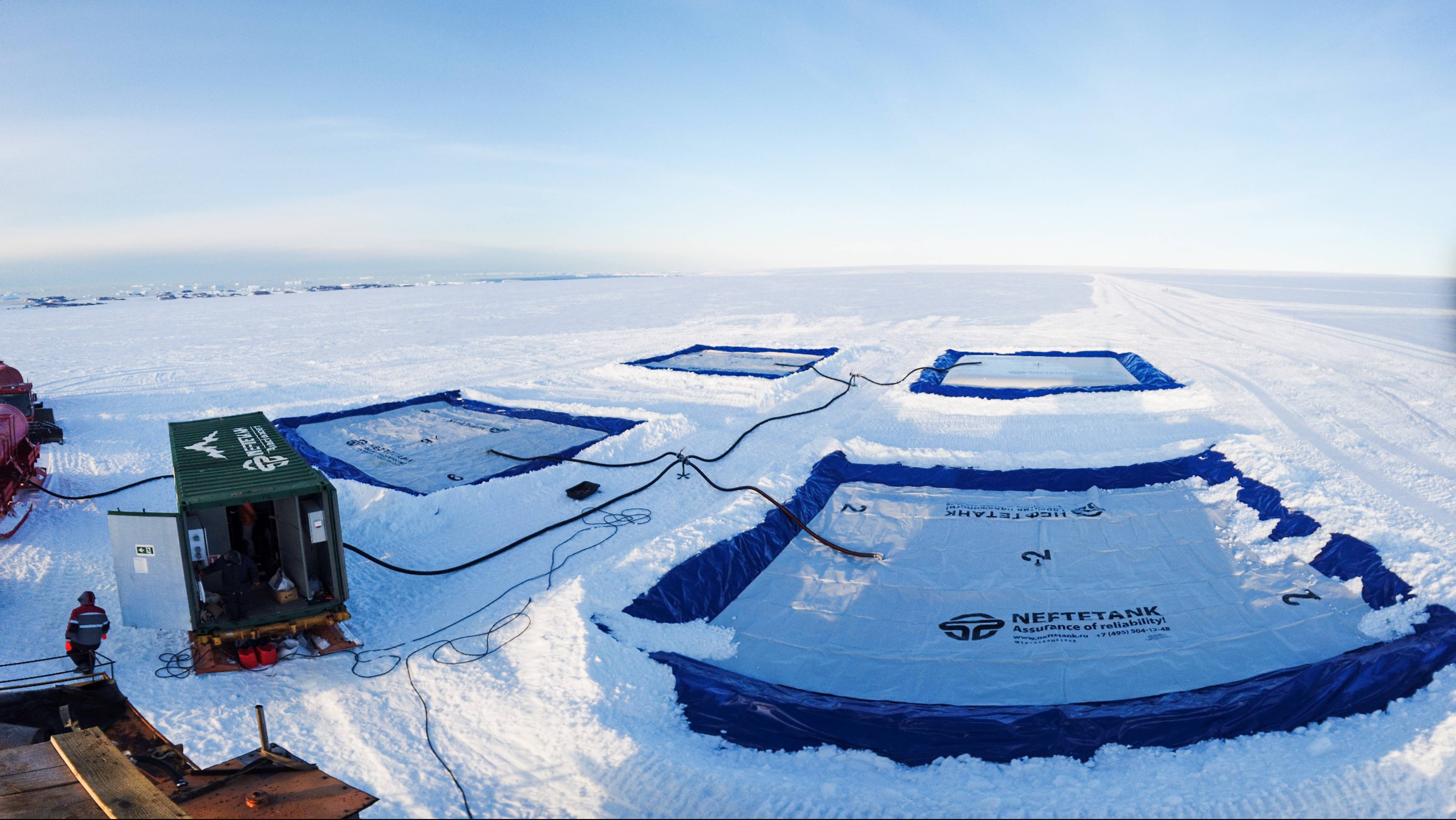 Монтаж склада ГСМ — 8500м3  ААНИИ — «Восток»