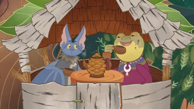 Летучая Мышь и Жаба. Мультфильм на нивхском языке