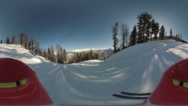 2025 Сочи. Красная поляна. Спуск 360° - 3. Основной склон.