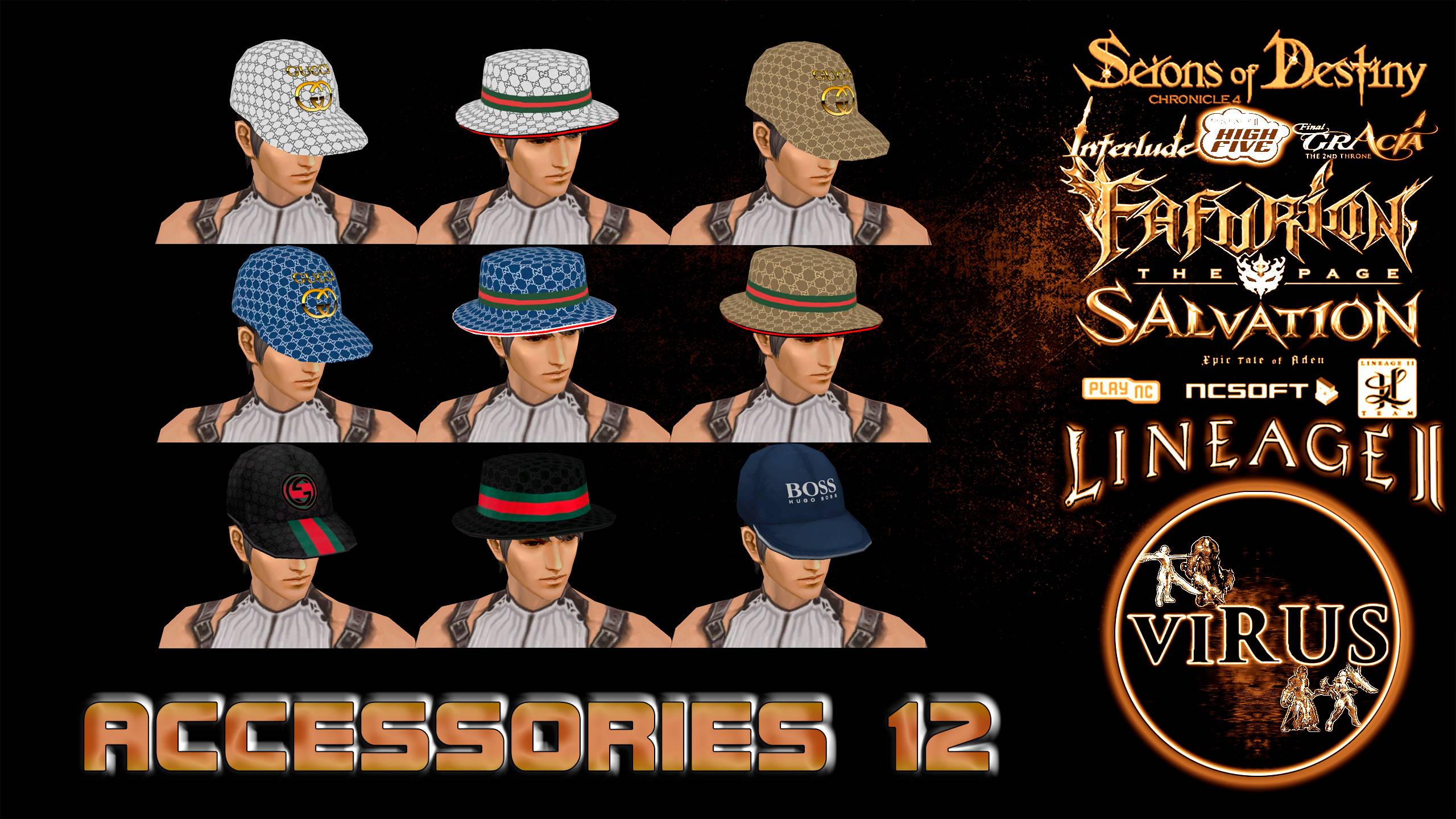 New Accessories Package 12. LINEAGE II. Any Chronicles ◄√i®uS►