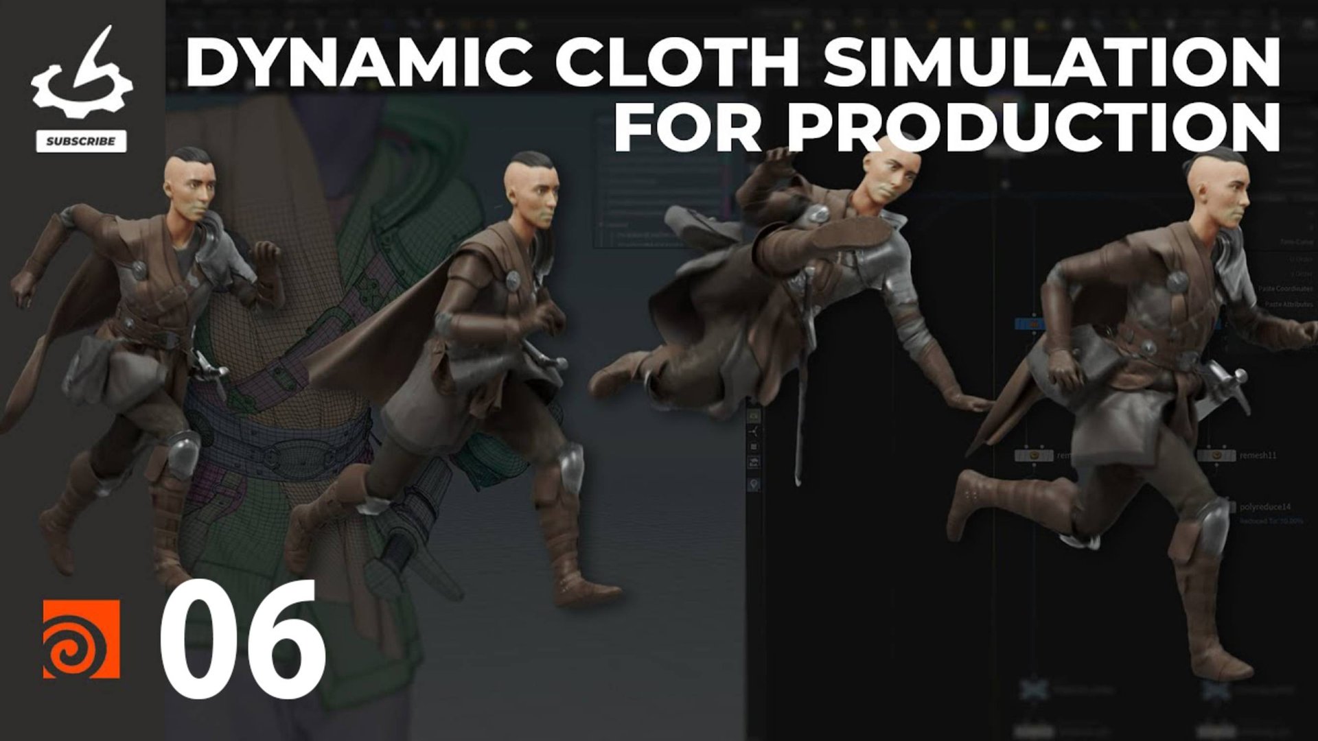 06. Tweaking The Simulation - Dynamic Cloth Simulation for Production Houdini