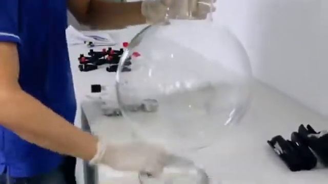 Монтаж промышленного ротационного испарители Being