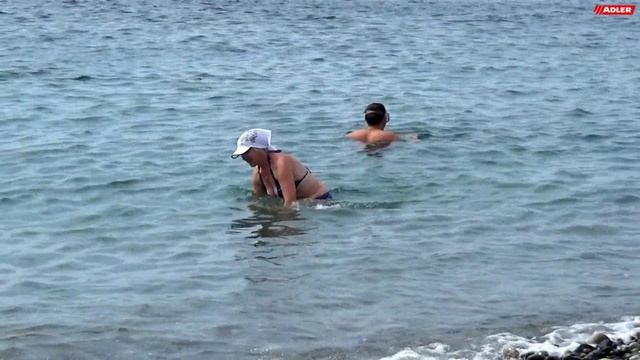 На пляже у Олимпийского парка